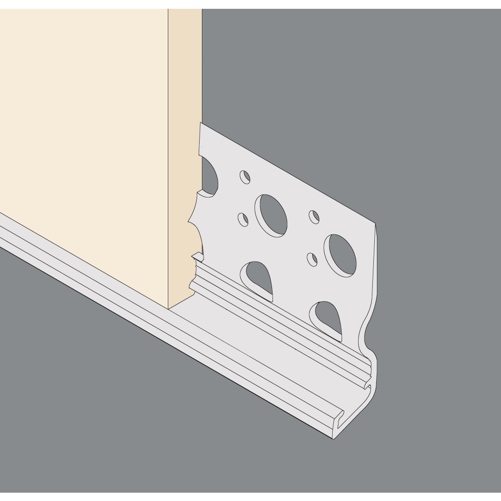 20mm White Bellcast Bead for Exterior Render 2.5mtr - Direct Building ...